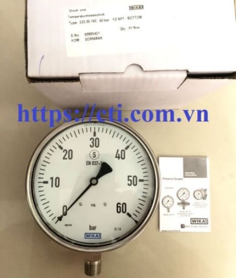 Đồng Hồ Đo Áp Suất Wika 232.30-233.30 - Công Ty TNHH TM Kỹ Thuật Công ...